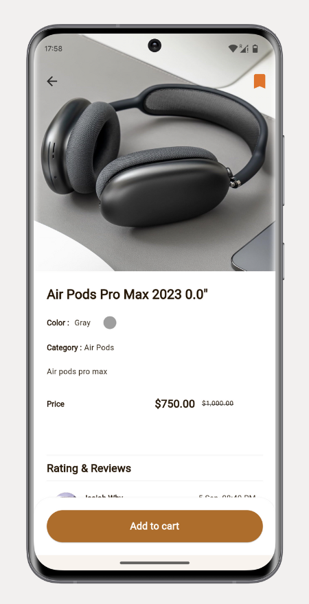 iShop - Functional Multi purpose e-commerce Flutter app by isaiascuvula